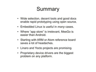 Rapid prototyping with open source | PDF