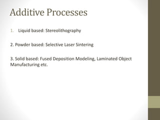 Rapid prototyping operation | PPSX | Chemistry | Science