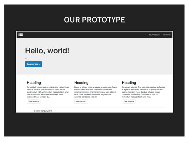 Rapid Html Prototyping With Bootstrap Chris Griffith Ppt