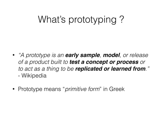 Rapid Prototyping with Python | PPT