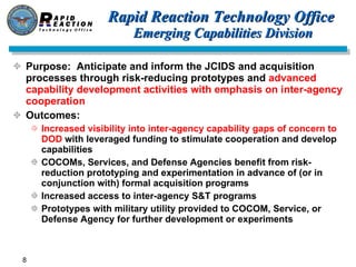 Rapid reaction technology 2009 irregular warfare | PPT
