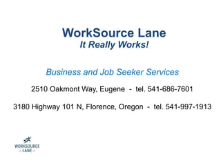 WorkSource Lane Rapid Response presentation | PPTX
