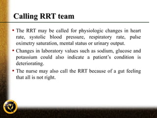 Rapid response team | PPT