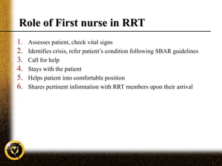 Rapid response team | PPT