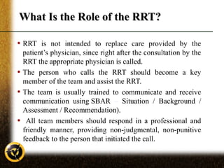 Rapid response team | PPT