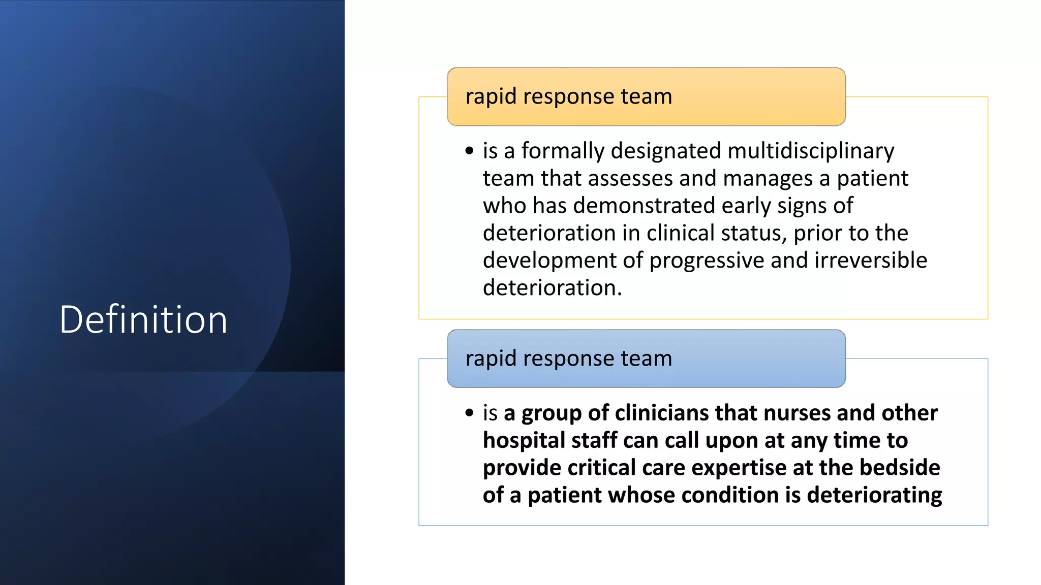 Rapid response team | PPTX