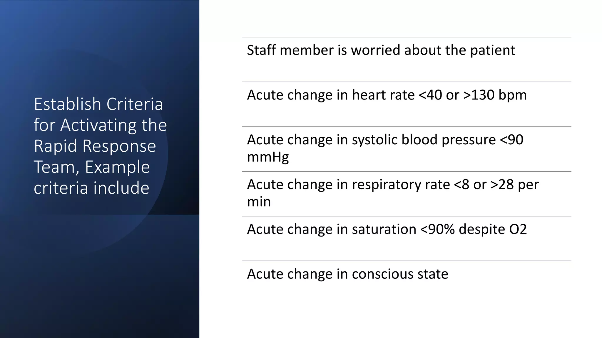 Rapid response team | PPTX