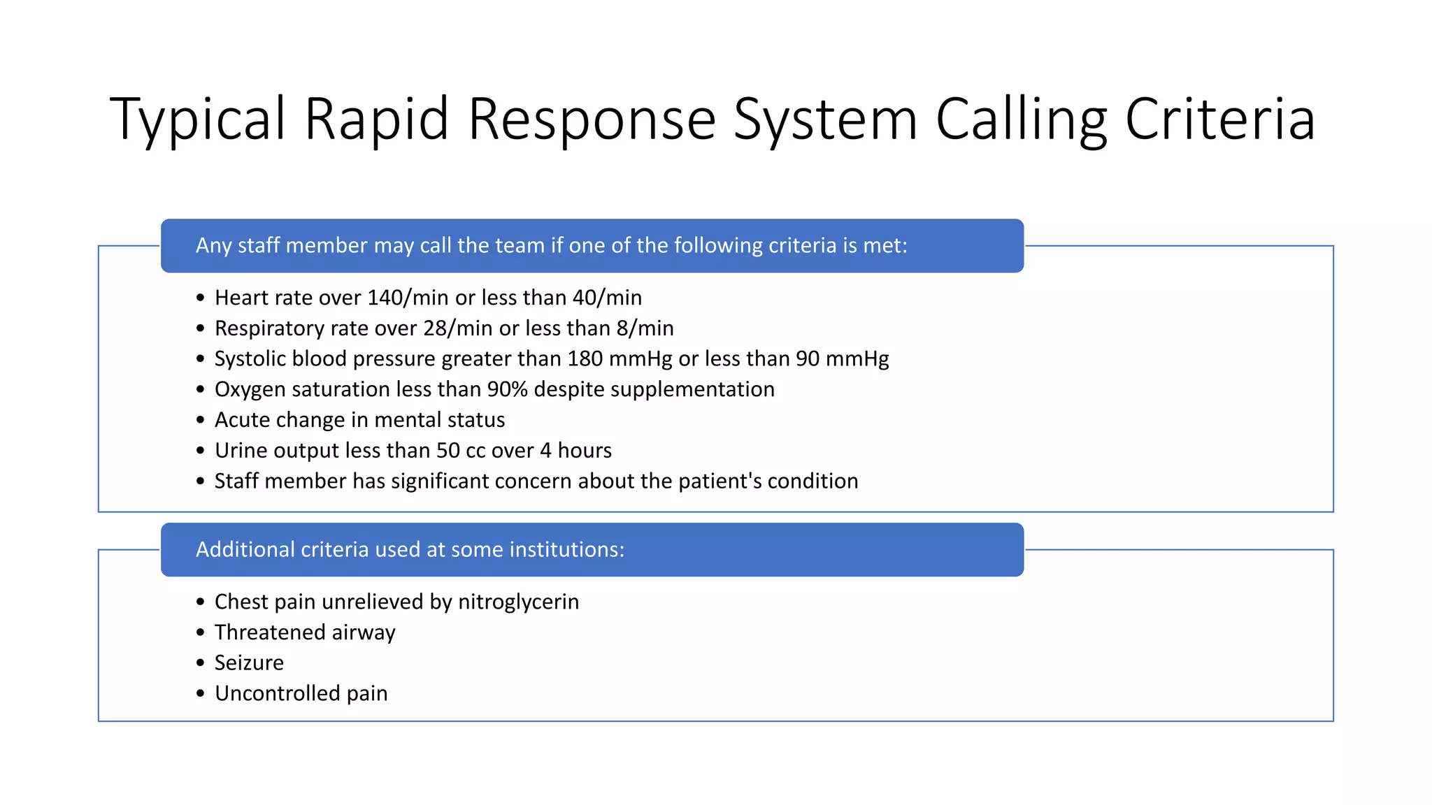 Rapid response team | PPTX
