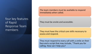 Rapid response team | PPTX