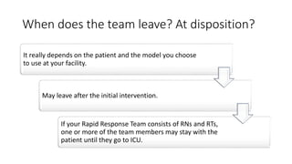 Rapid response team | PPTX