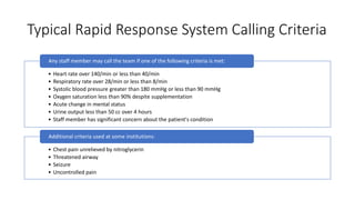 Rapid response team | PPTX
