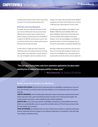 Rapid Roi - Realizing Rapid ROI Through Mobility | PDF