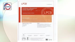 Rapidrop -GROOVED SYSTEM, Pipeline, Fire.pptx