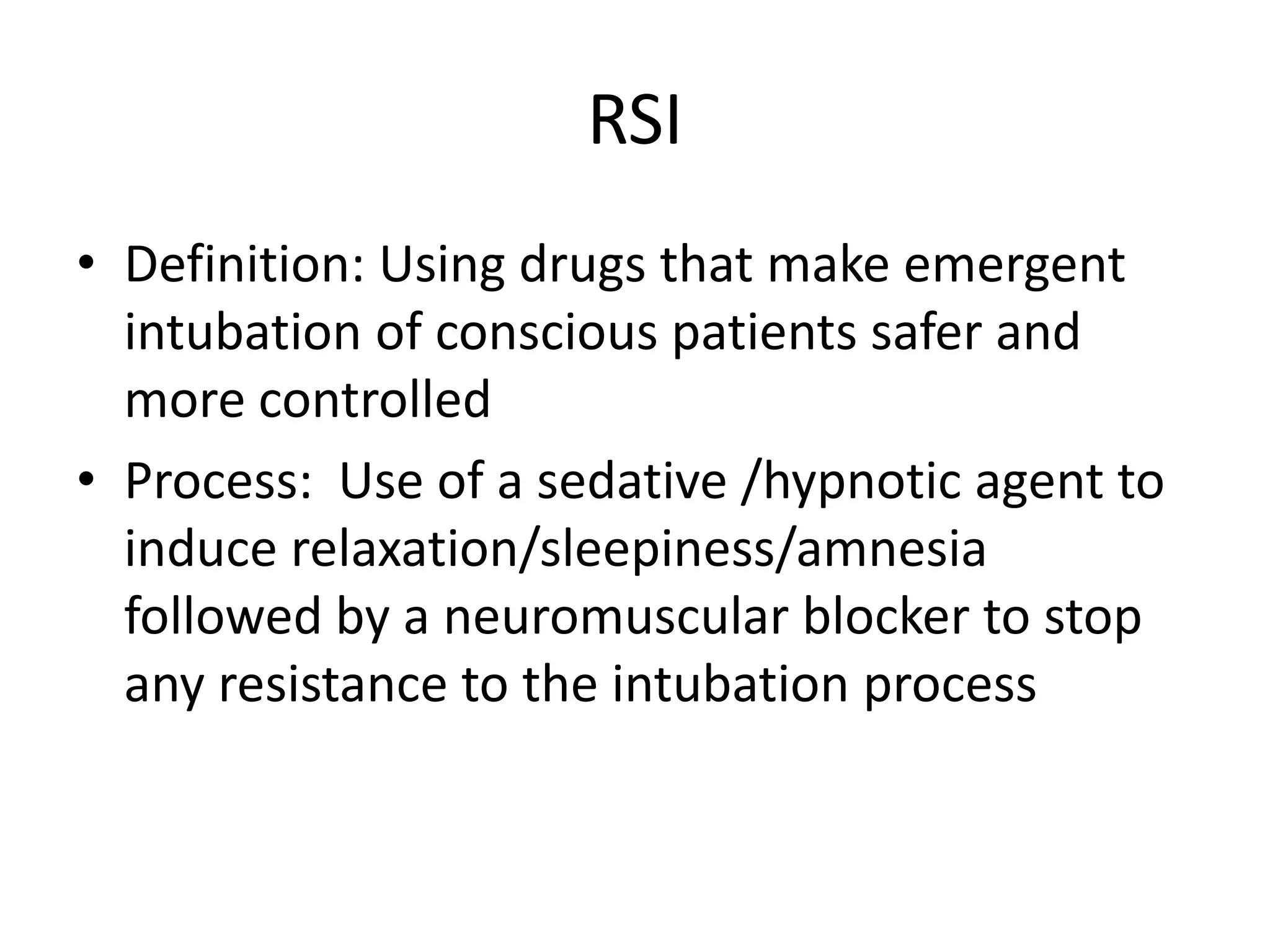 Rapid sequence induction | PPTX