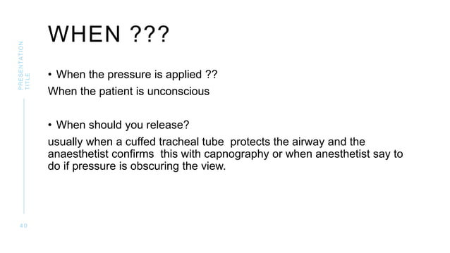 Rapid sequence induction and intubation.pptx | First Aid | Injuries