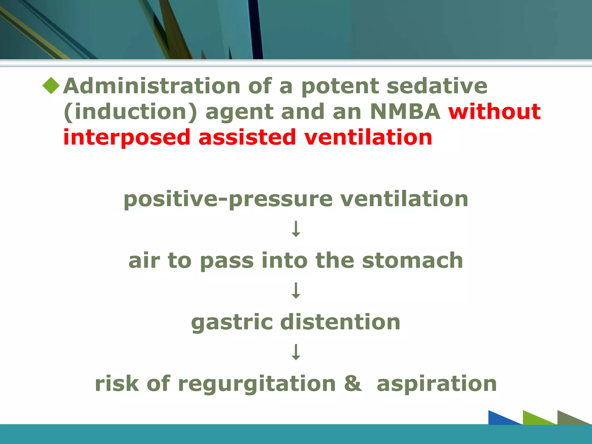 Rapid sequence intubation | PPTX