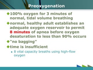 Rapid sequence intubation | PPTX