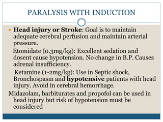 Rapid sequence intubation | PPTX