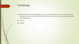 Rapid sequence intubation | PPTX