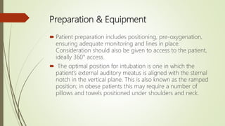 Rapid sequence intubation | PPTX