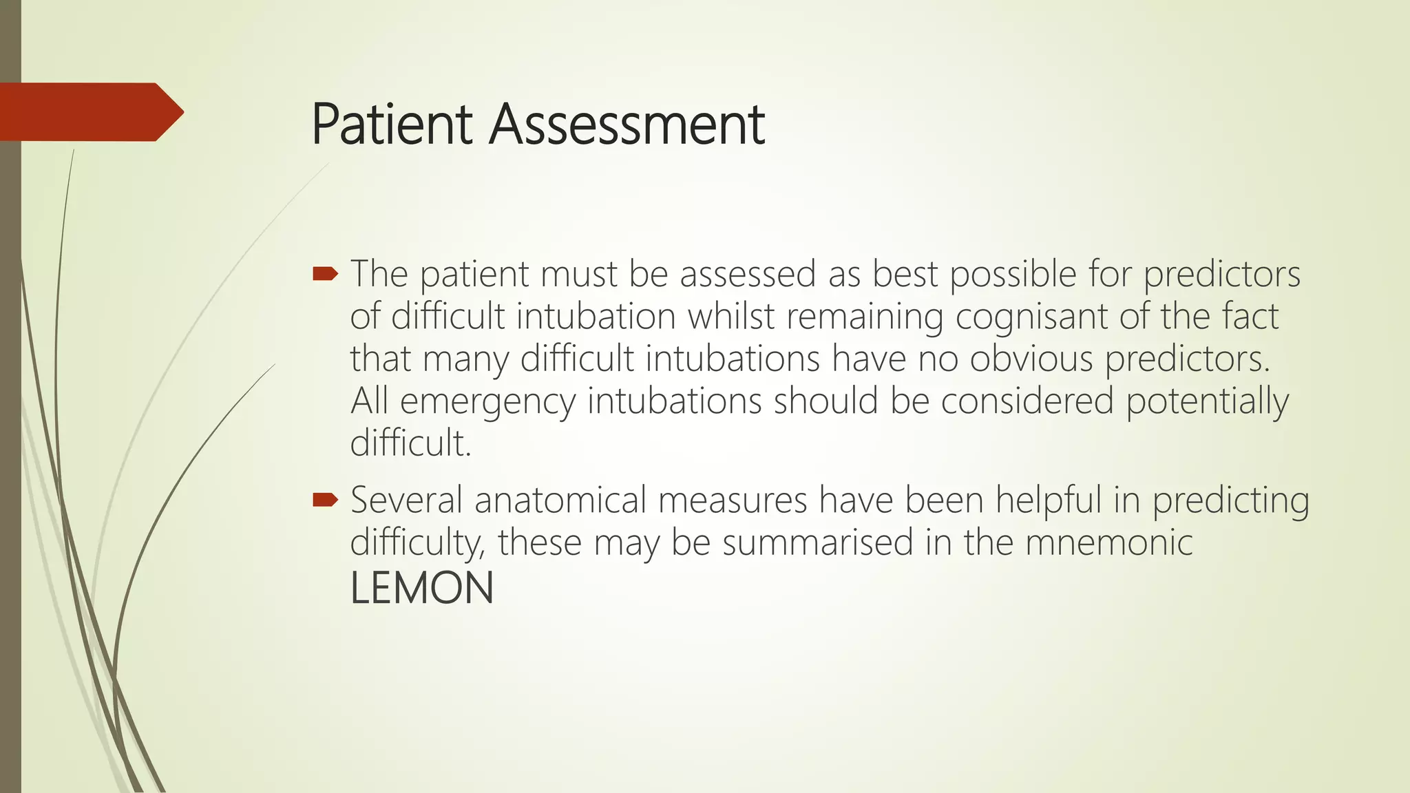 Rapid sequence intubation | PPTX