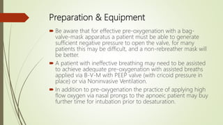Rapid sequence intubation | PPTX