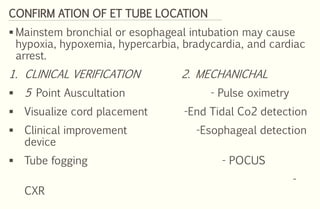 Rapid sequence intubation in ED | PPTX | First Aid | Injuries