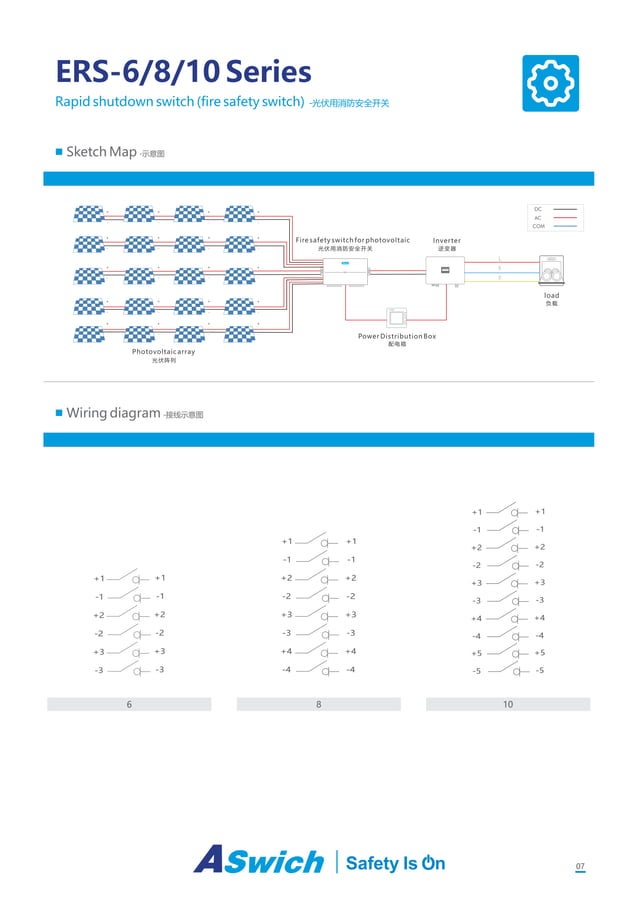 Aswich Electrical: ERS Rapid Shut-down Switch(fire safety switch) | PDF