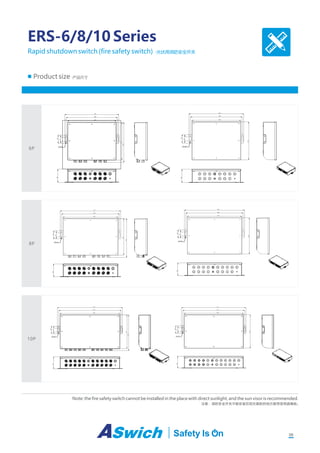 Aswich Electrical: ERS Rapid Shut-down Switch(fire safety switch) | PDF