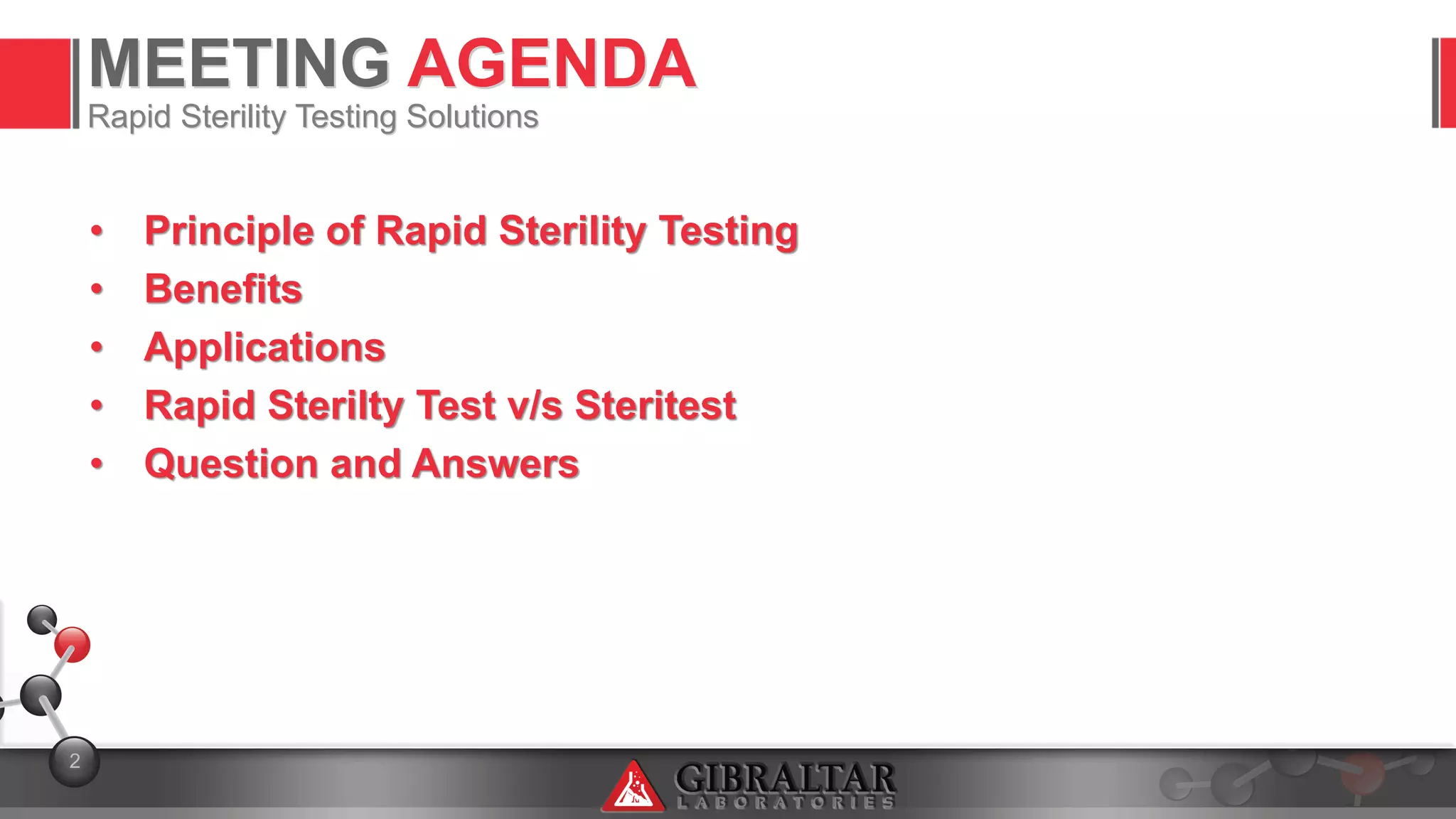 Rapid sterility testing | PDF