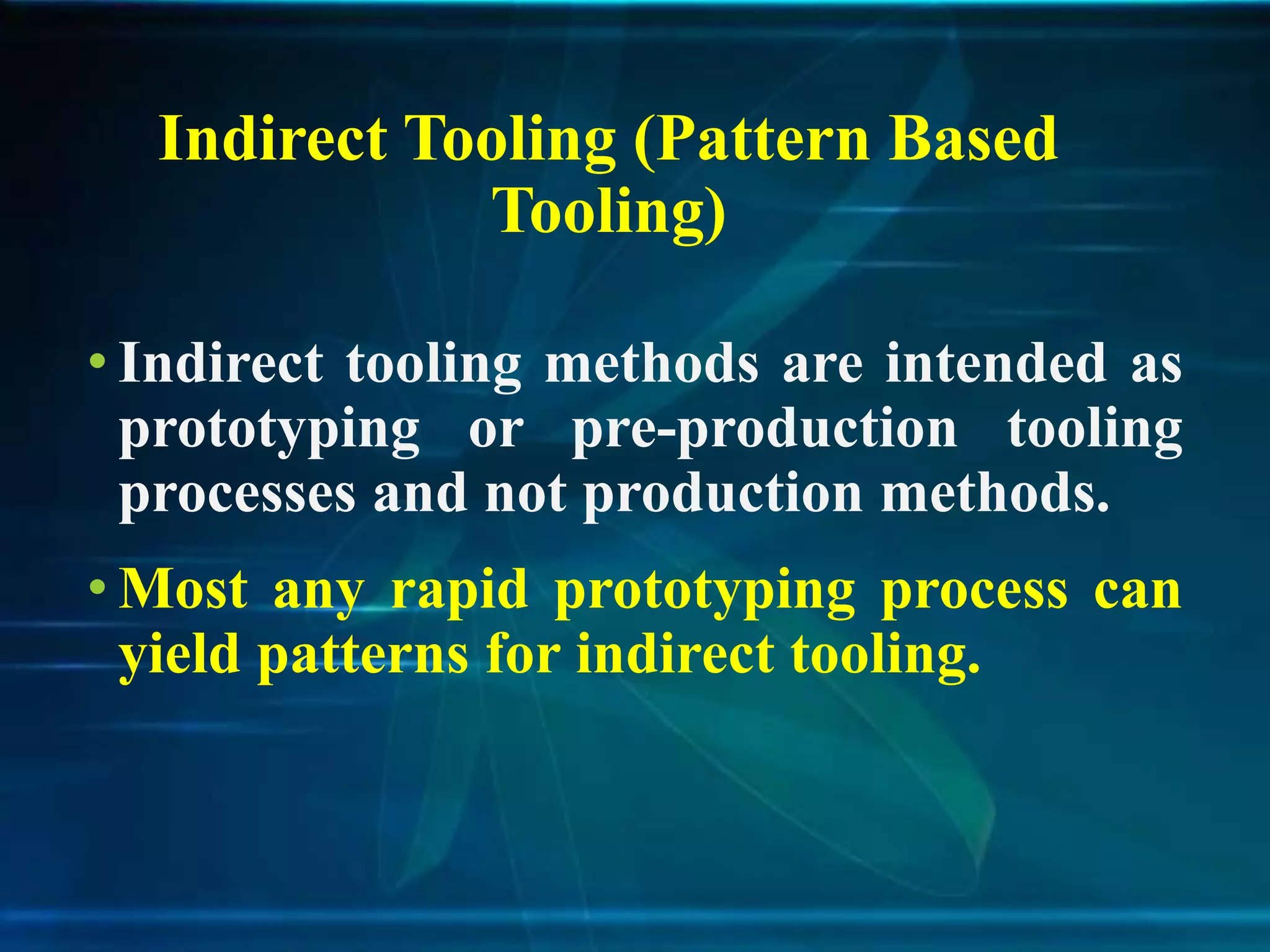 Rapid tooling (rt) | PPTX