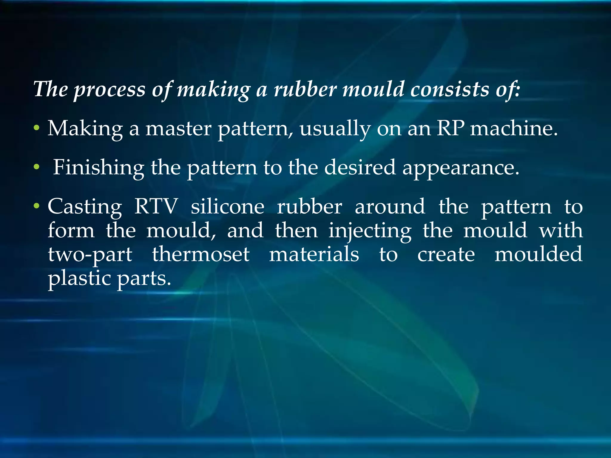 Rapid tooling (rt) | PPTX