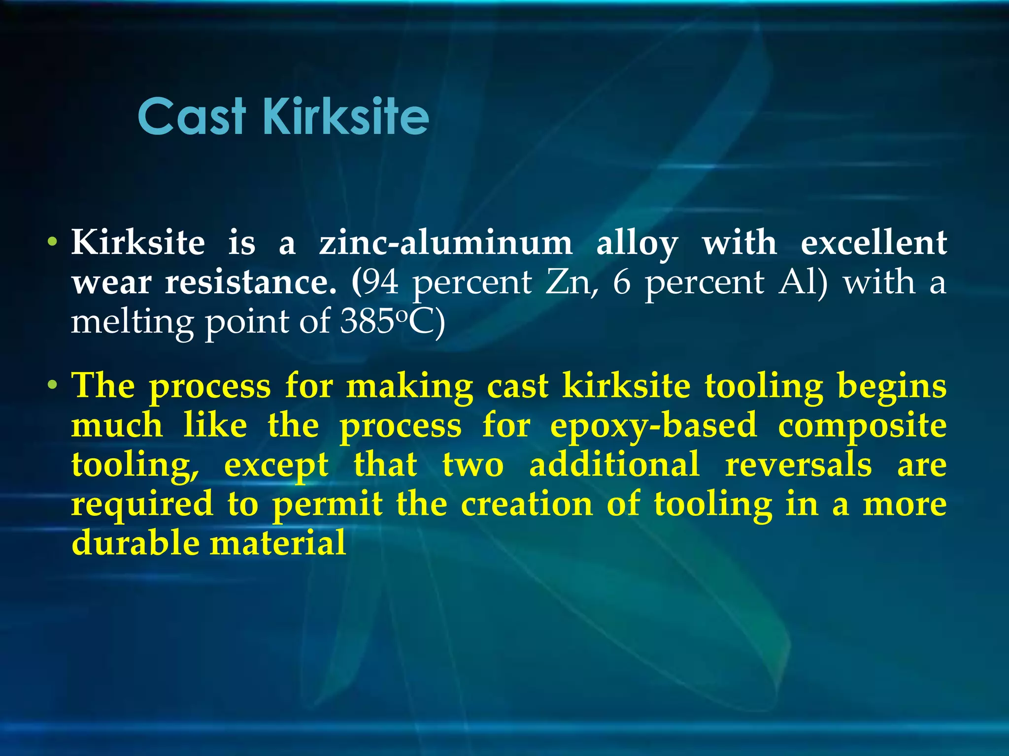 Rapid tooling (rt) | PPTX