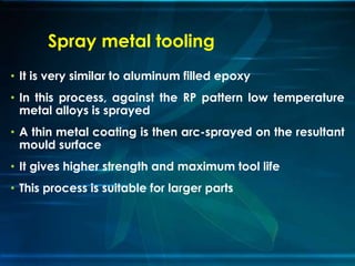 Rapid tooling (rt) | PPTX