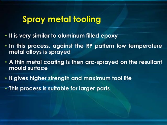 Rapid tooling (rt) | PPTX