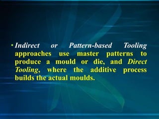 Rapid tooling (rt) | PPTX
