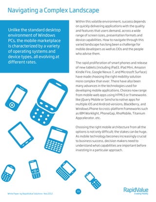 Rapidvalue whitepaper-howtochoosetherightarchitectureforyourmobileapplication-121205104942 ...