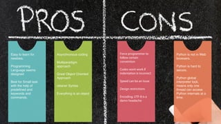 Rapid Web Development with Python for Absolute Beginners | PPT