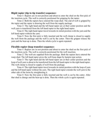 Rapier weaving | PDF | Needlework | Arts and Crafts