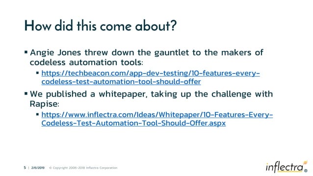 Codeless Test Automation Myth Or Magic Ppt