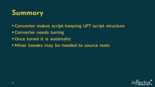 Playing UFT/QTP Scripts Rapise | PPTX