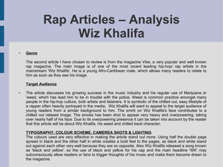 Rap magazine article | ODP