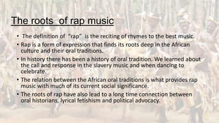 Rap music | PPTX