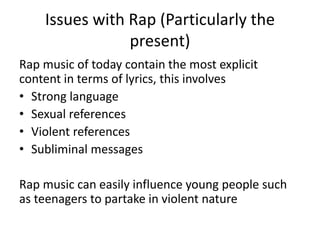 Rap music | PPT
