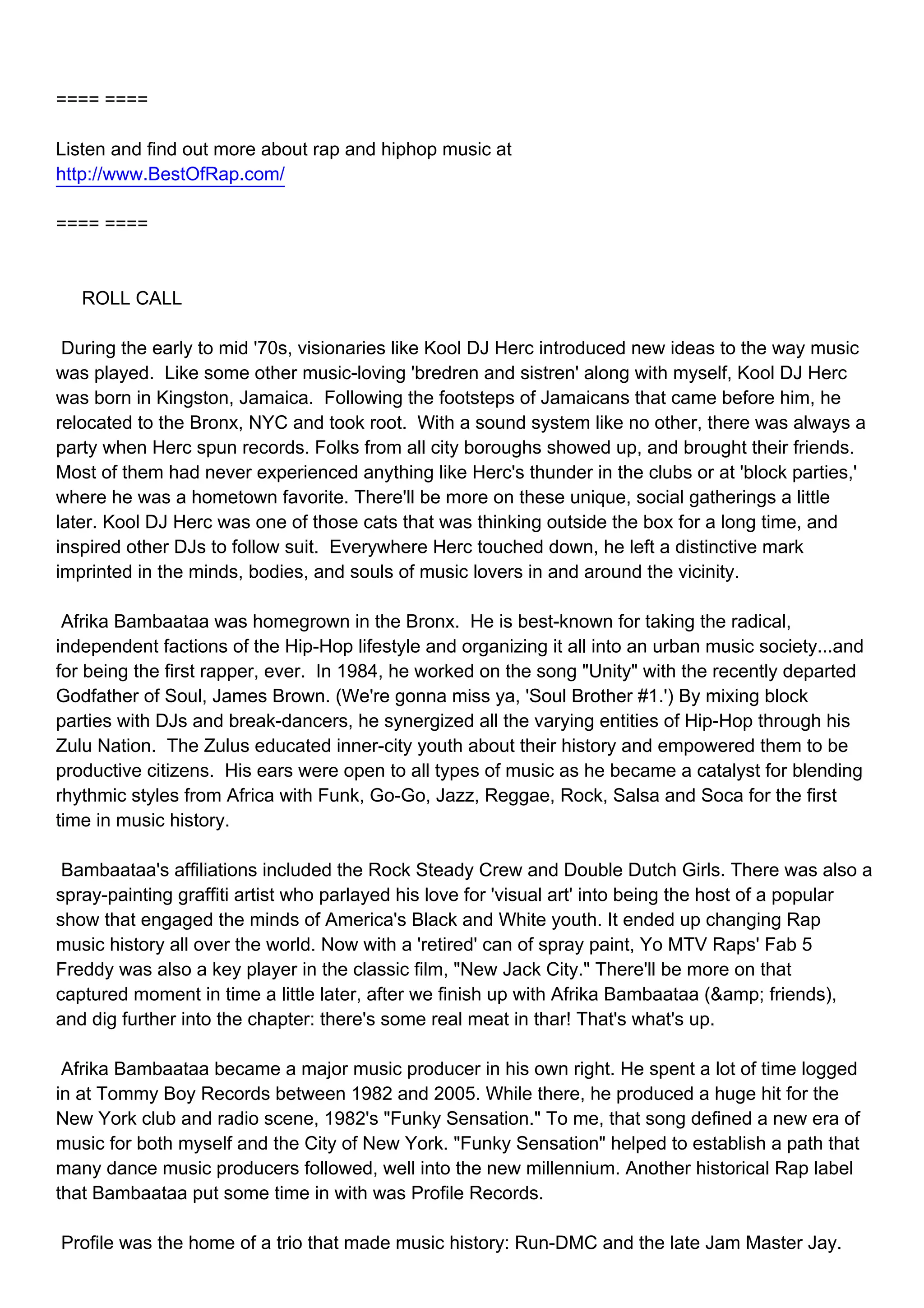 Rap music and the rise of hip hop | PDF