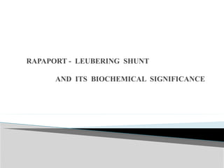 Rapoport Leubering shunt final. pptx -Biochemistry | PPTX
