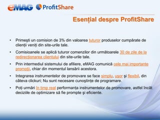 Raport eMAG Profit Share (1 an) | PPT