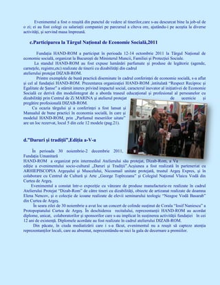 Raport anual 2011 HANDROM | PDF