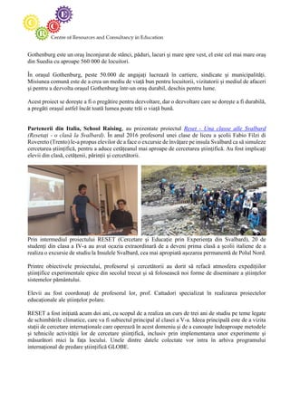 Raport deplasare Suedia | PDF