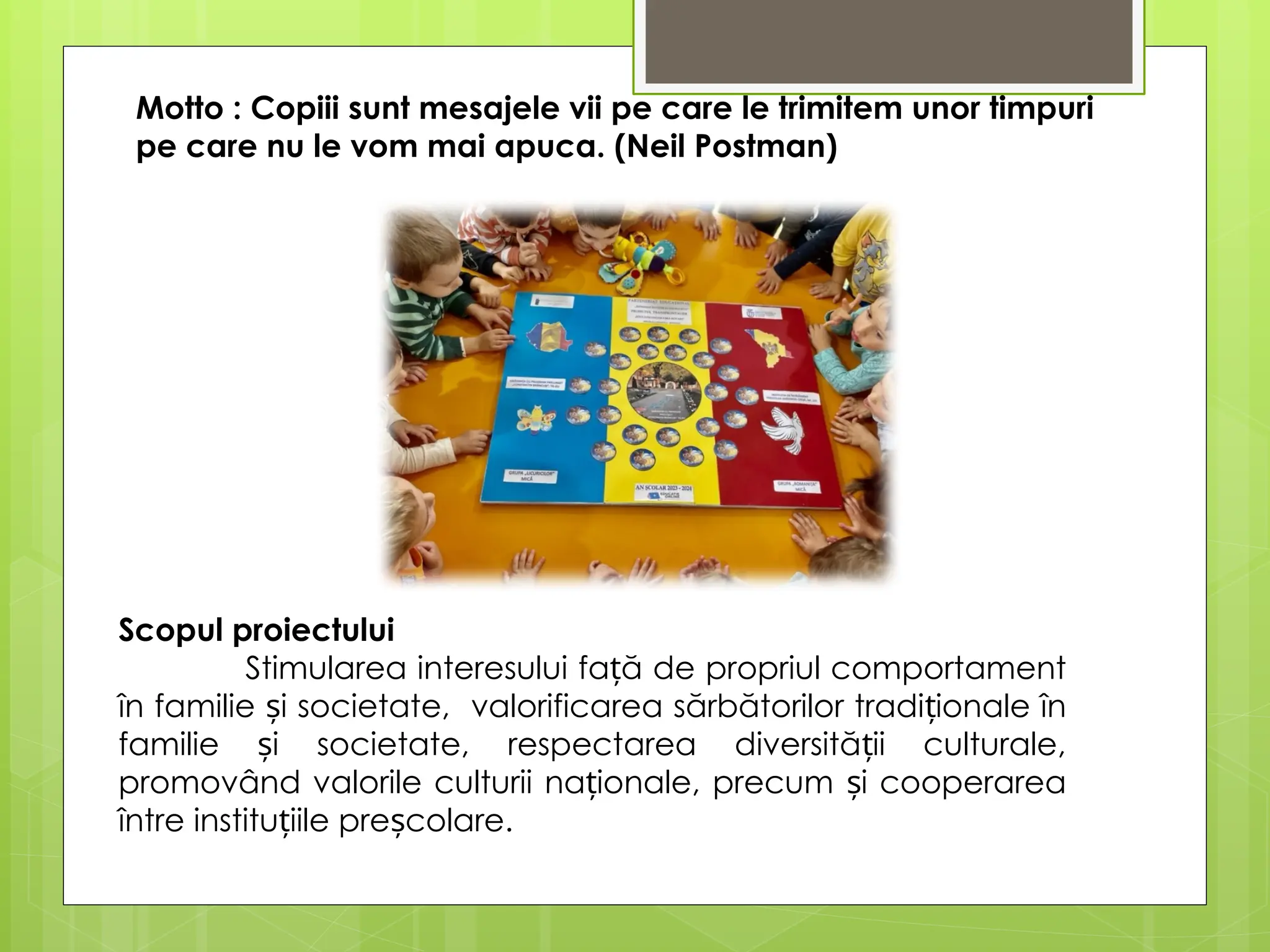 Raport proiect transfrontalier „Educație online fără hotare” | PDF